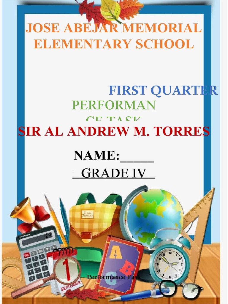 1st Performance Task | PDF