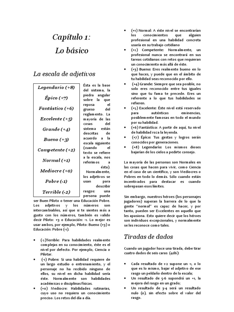 Fate - SRD | PDF | Destino | Conflicto (proceso)