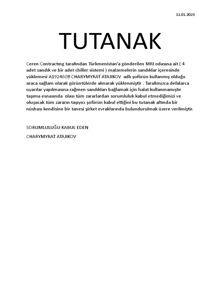 TUTANAK | PDF