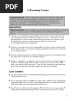 STAAR Writing Prompts by Grade Level and by Year | PDF | Essays | Human ...
