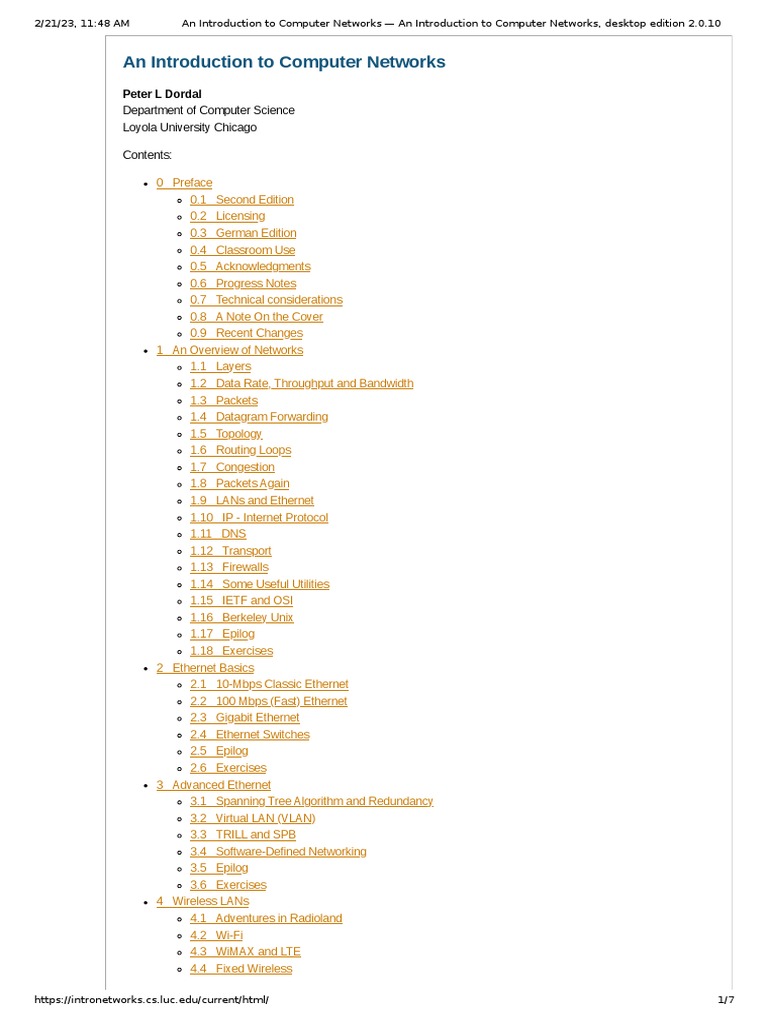 An Introduction To Computer Networks - An Introduction To Computer Networks, Desktop Edition 2.0 ...