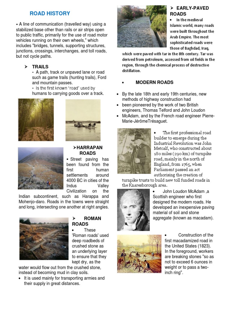 Road History | Download Free PDF | Wright Brothers | Road