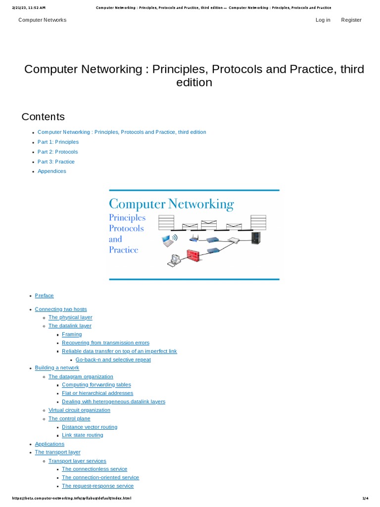 Computer Networking - Principles, Protocols and Practice, Third Edition - Computer Networking ...