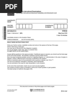 Cambridge International AS & A Level: Mathematics 9709/41 | PDF | Force ...