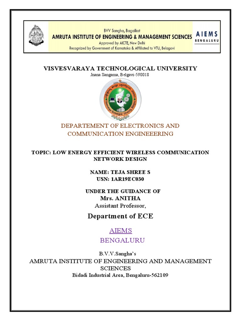 Abstract of Low Energy Efficient Wireless Communication Network | PDF ...