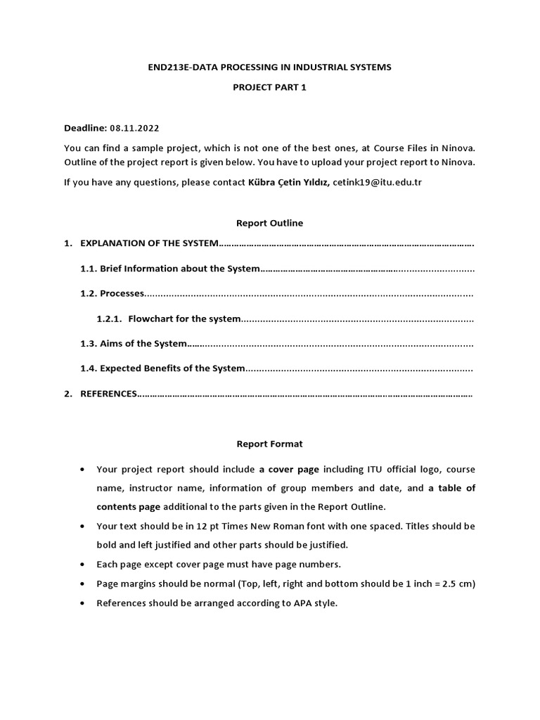 Data Processing Project Part 1 | PDF