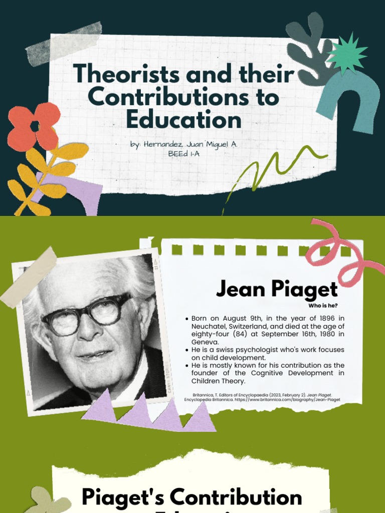 HERNANDEZ - PROF ED 3 - Theorists and Their Contributions To Education ...