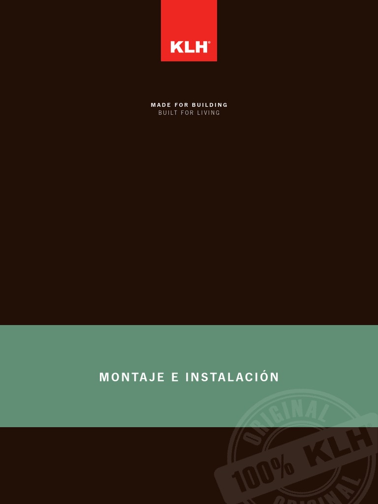 KLH Montaje e Instalacion | PDF | Perforar | Tornillo