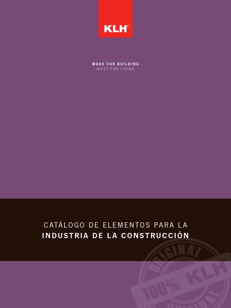 KLH Catalogo de Elementos para La Industria de La Construccion | PDF ...