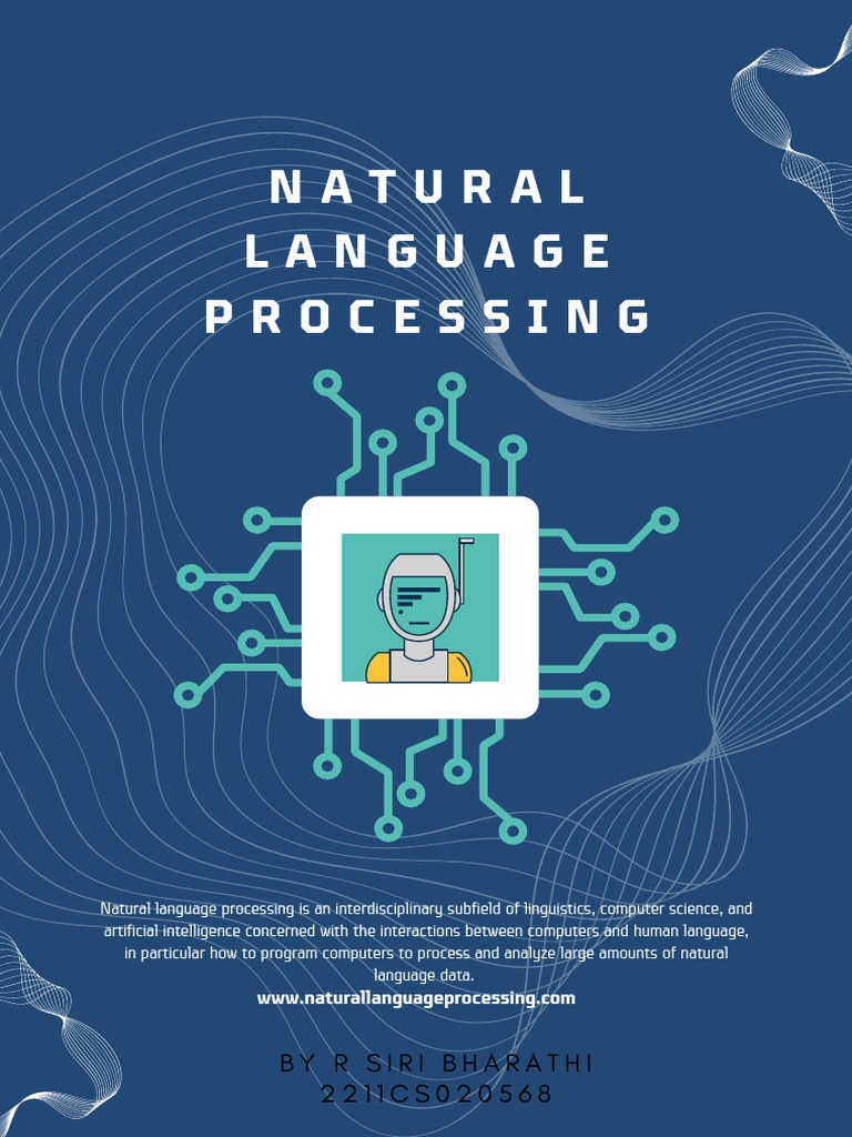 Natural Language Processing: by R Siri Bharathi 2 2 1 1 C S 0 2 0 5 6 8 ...