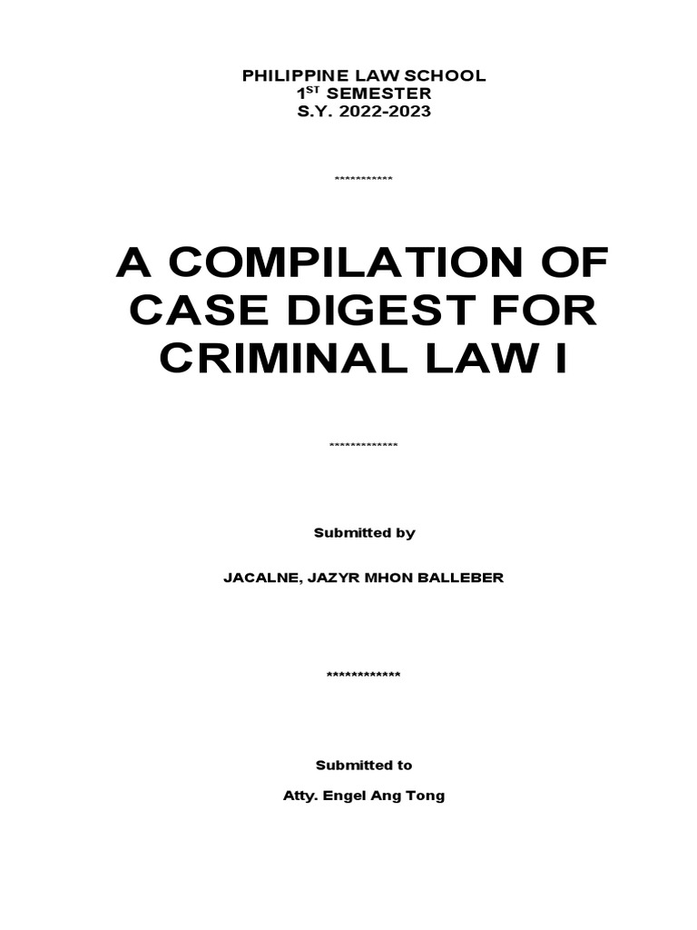Philippine Law School Crim Law Layout | PDF | Public Sphere | Common Law