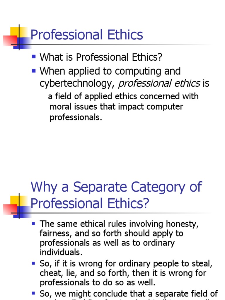 Professional Ethics | PDF | Loyalty | Whistleblower
