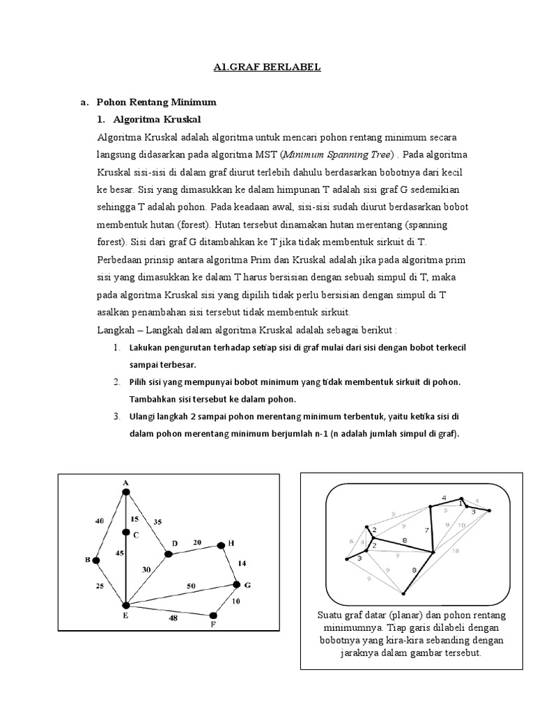 Algoritma Kruskal | PDF