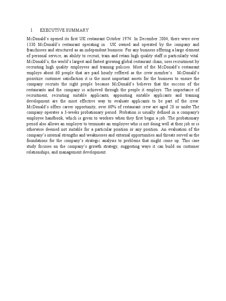 Executive Summary | PDF