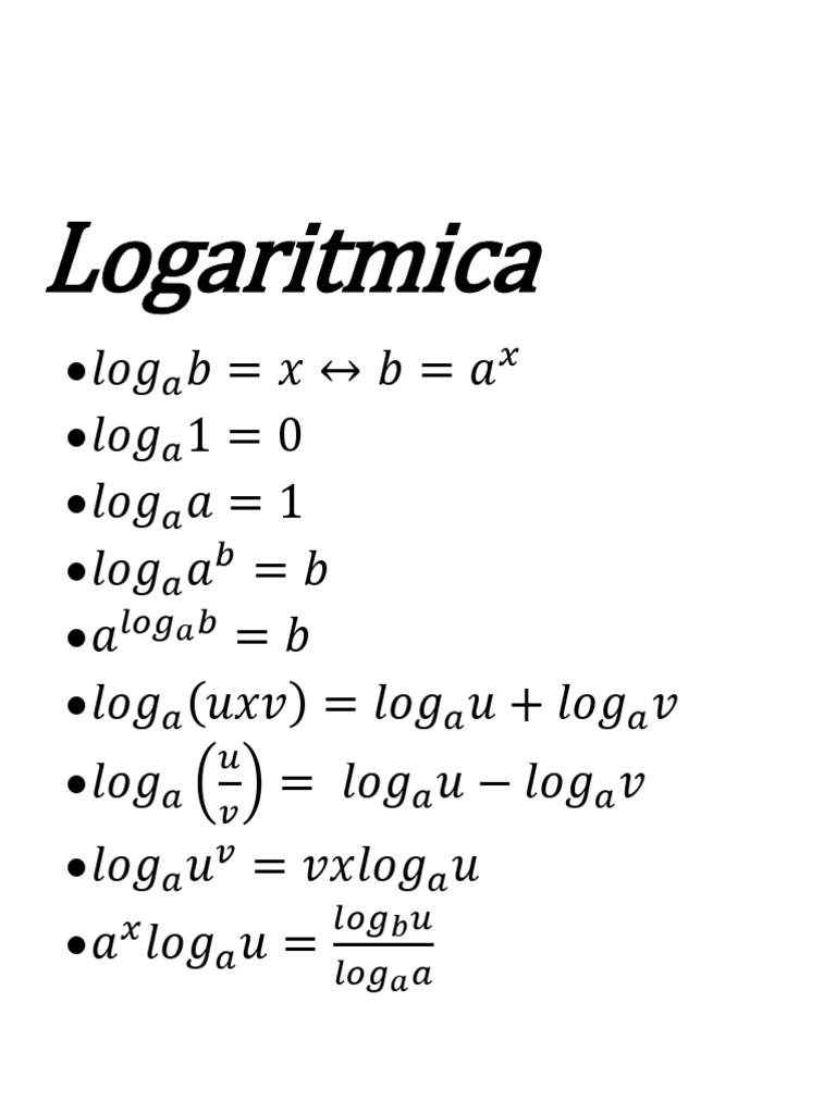 Logaritmo | PDF