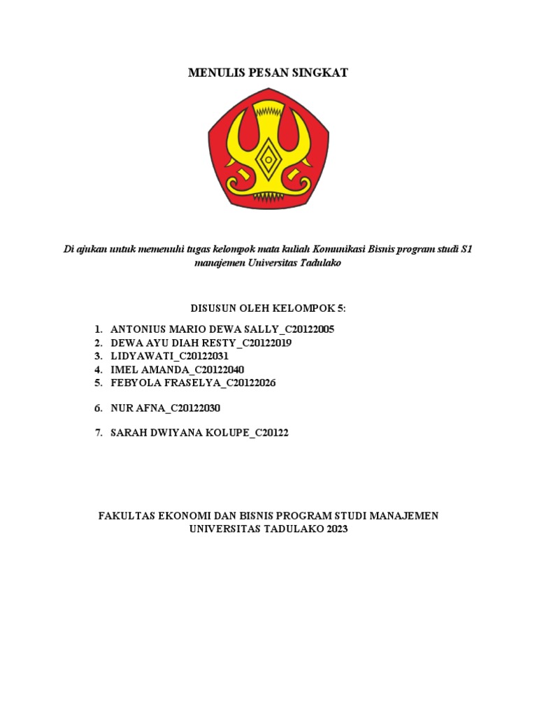 Menulis Pesan Singkat | PDF