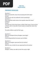 Douglass Learning To Read and Write | PDF | Frederick Douglass ...