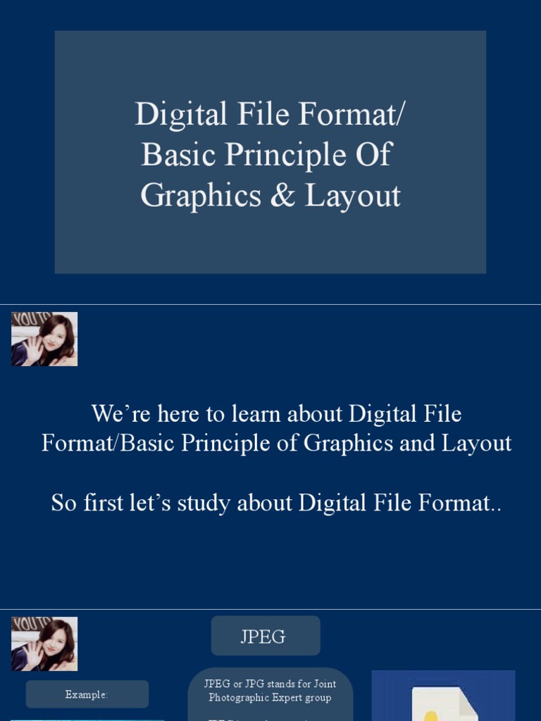 Principles of Digital File Formats and Effective Graphic Design ...