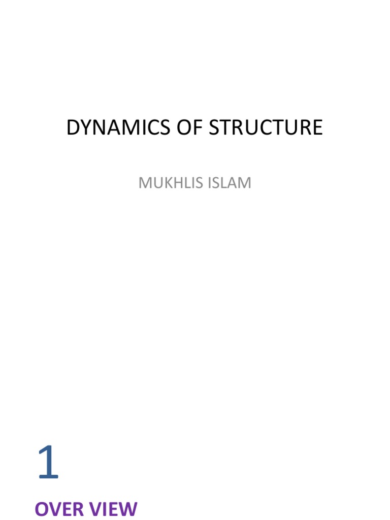 Bahan Dinamika Struktur | PDF