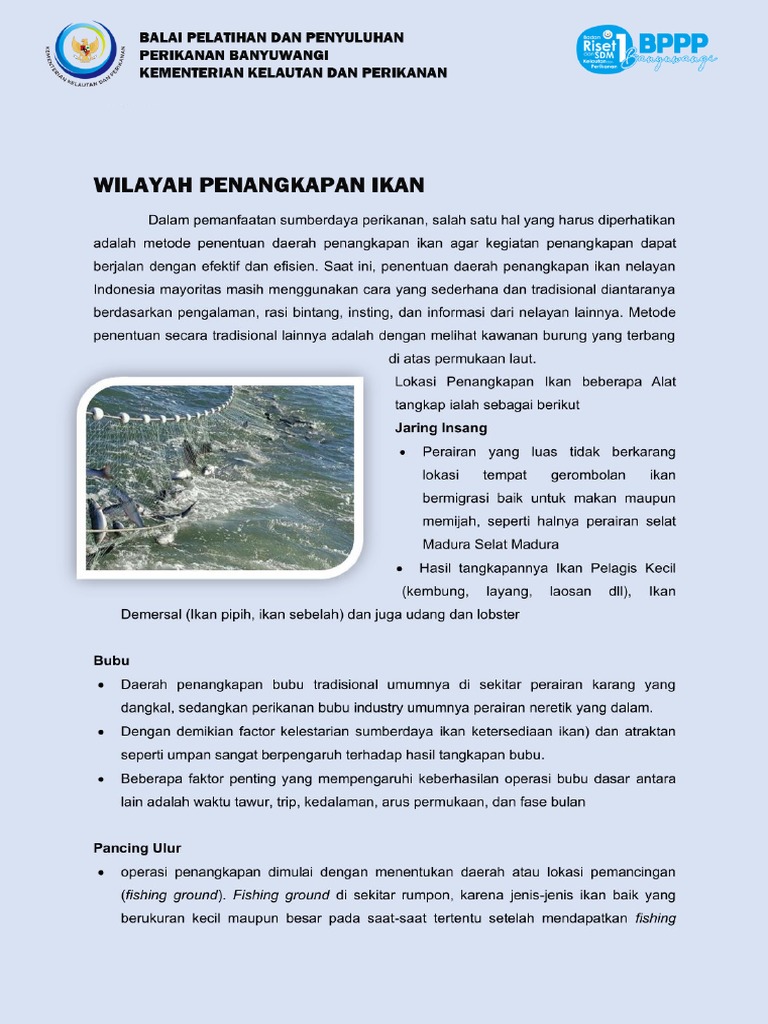 Leaflet Wilayah Penangkapan Ikan | PDF