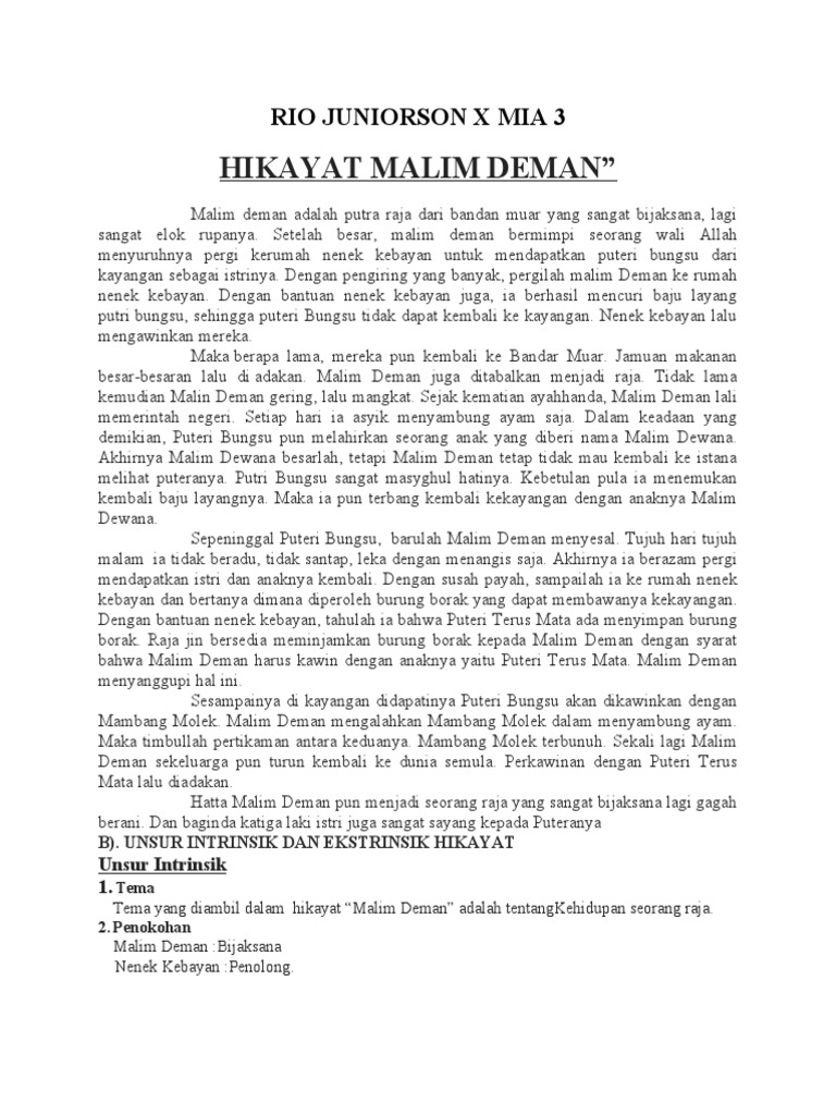 Memahami Struktur Dan Kaidah Teks Hikayat | PDF | Fiksi Umum Memahami Struktur Dan Kaidah Teks Hikayat | PDF | Fiksi Umum