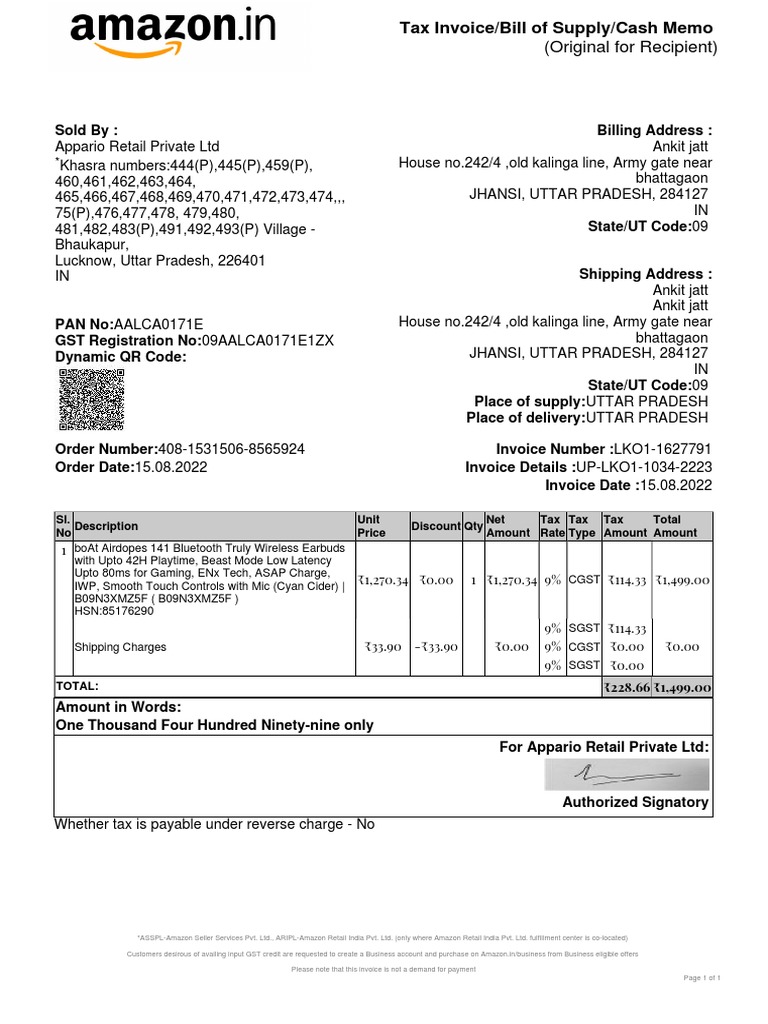 Boat Invoice | PDF | Invoice | Economies