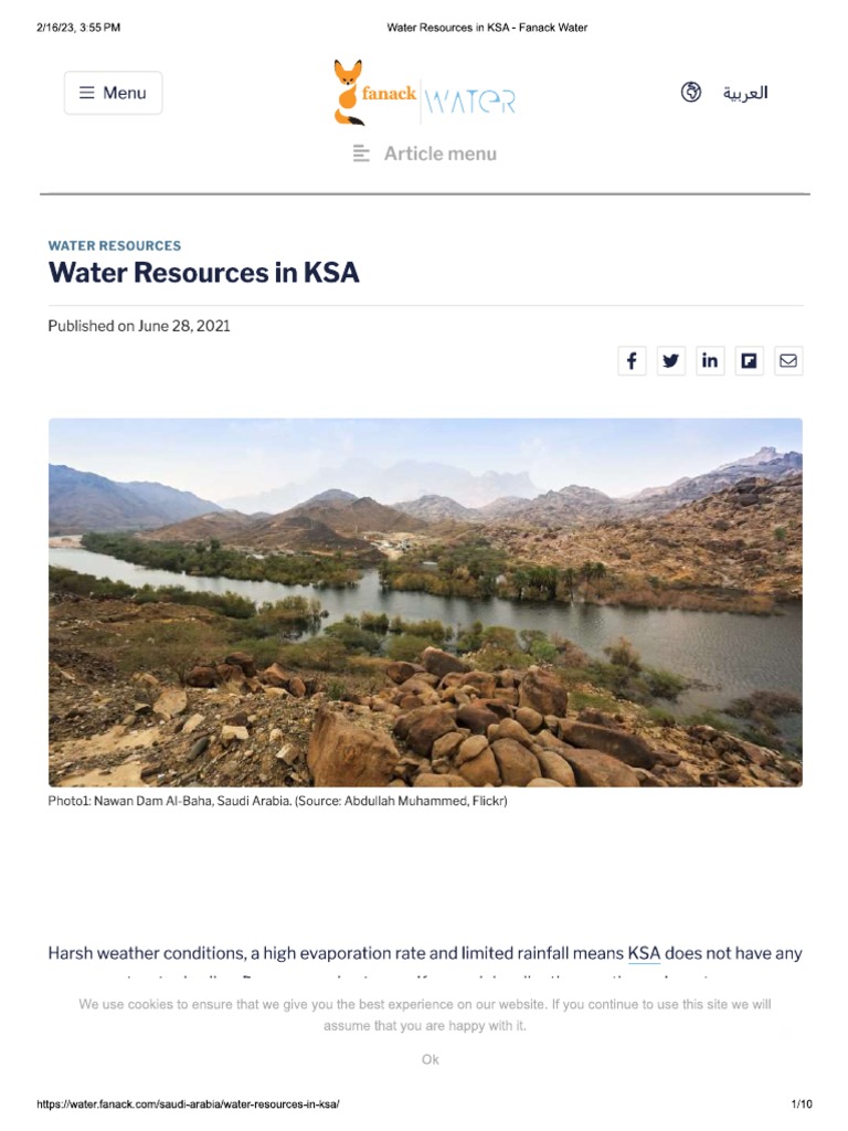 Water Resources in KSA | PDF
