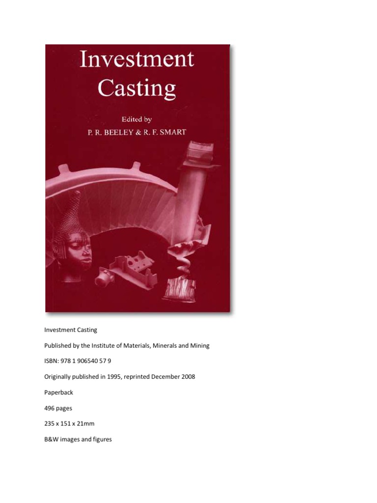 Investment Casting | PDF
