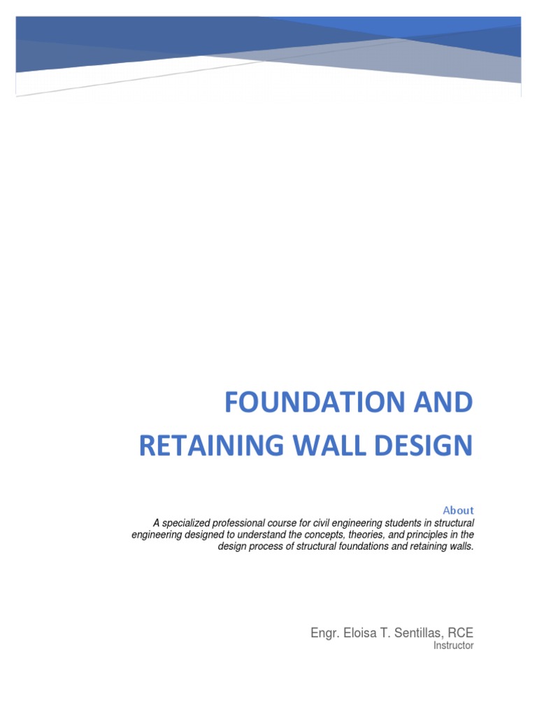 Module 01 | PDF | Foundation (Engineering) | Deep Foundation