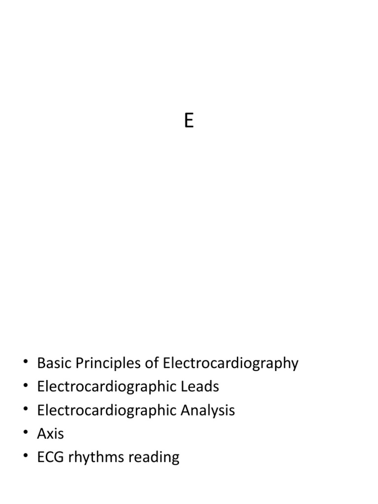 Ecg | PDF | Electrocardiography | Heart