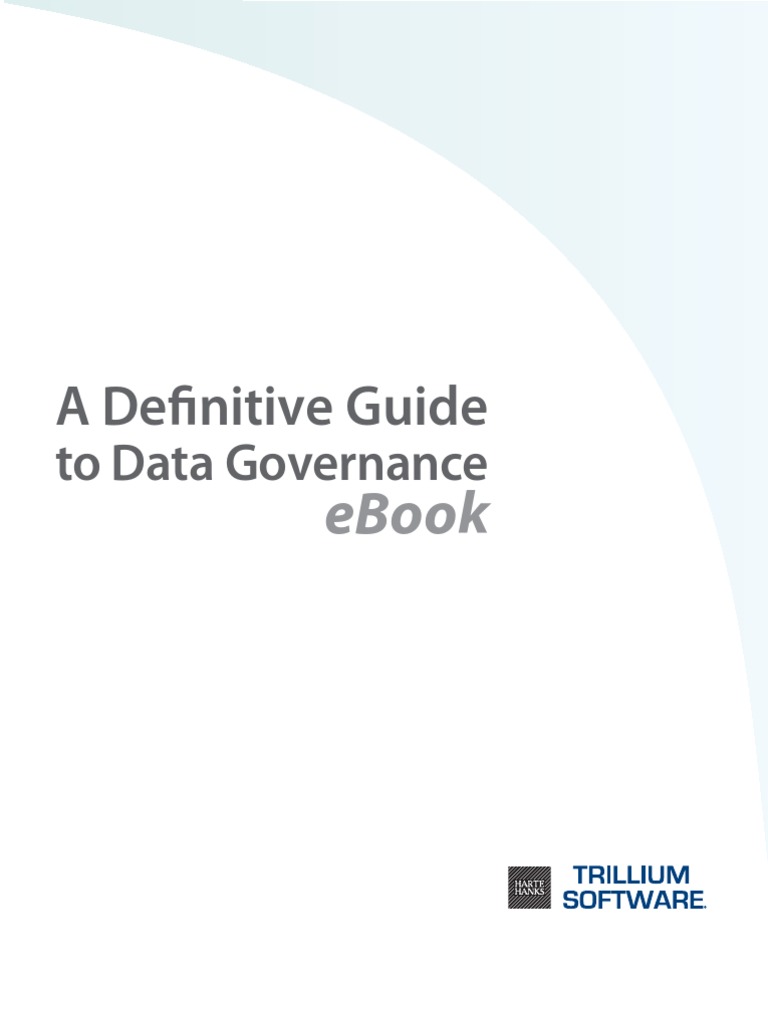 Data Governance Ebook Final Pdf Governance Data Quality