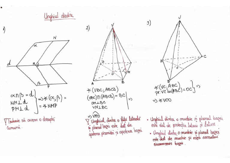 unghiul diedru | PDF