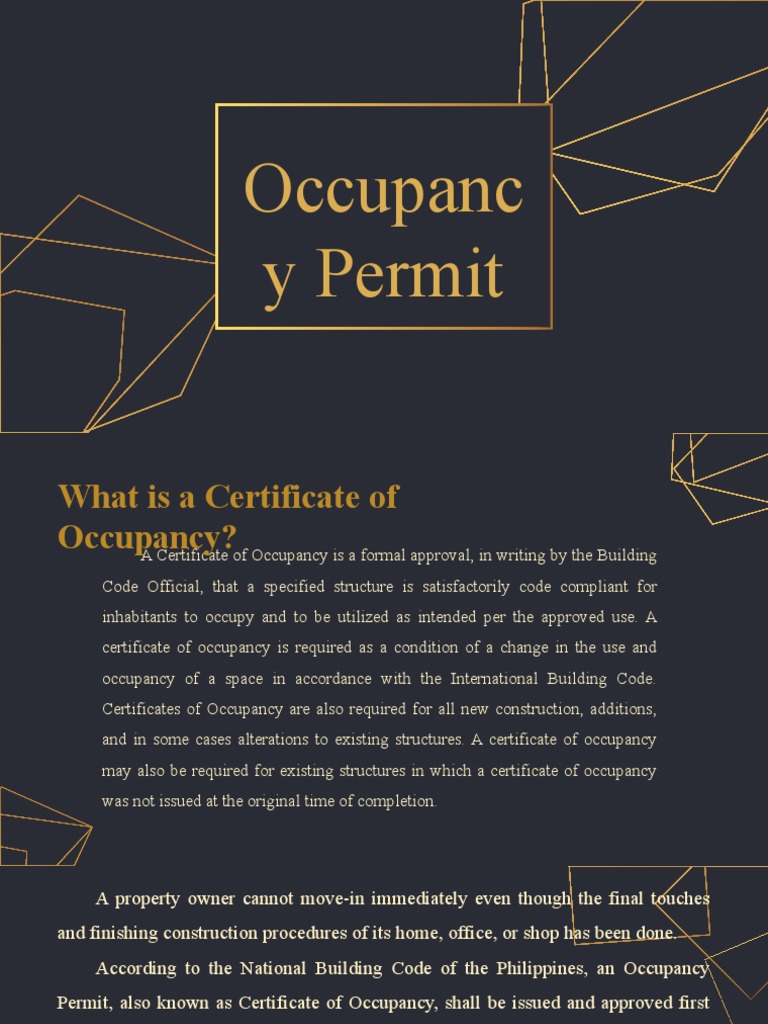 Occupancy | PDF | Building Code