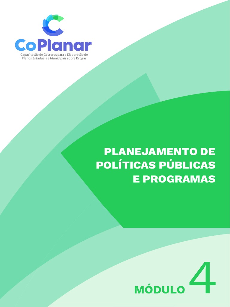 CoPlanar SENAD MJSP Modulo 4 | PDF | Planejamento | Desenvolvimento ...