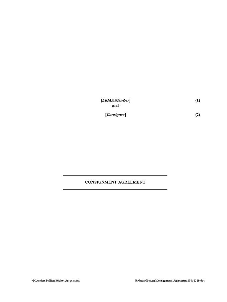 Consignment Agreement Template 32 | PDF | Breach Of Contract | Insurance