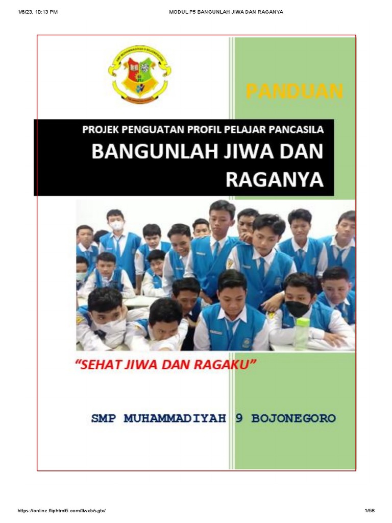 Modul P5 Bangunlah Jiwa Dan Raganya | PDF