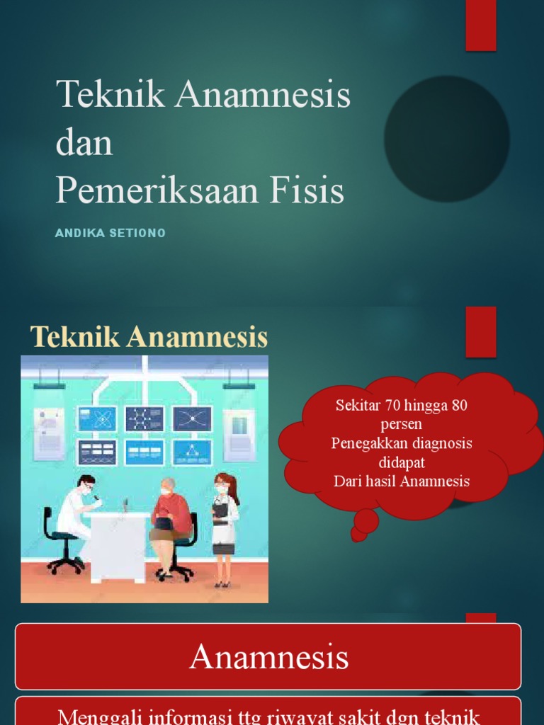 Teknik Anamnesis Dan Pemfis | PDF