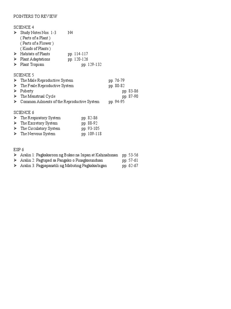 POINTERS 2nd Monthly | PDF