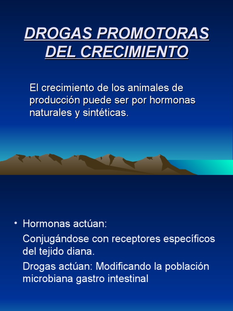 Drogas Promotoras Del Crecimiento | PDF | Testosterona | Estradiol
