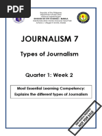 Manual of Operations For Special Program in Journalism (SPJ) | PDF ...