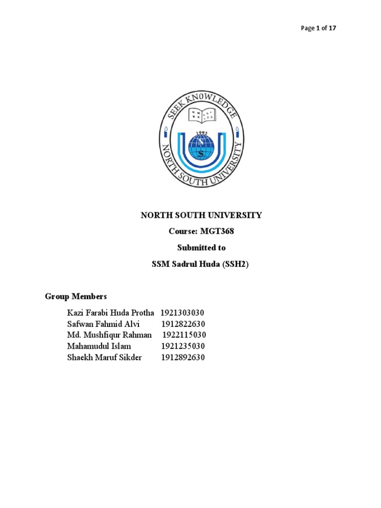 MGT368 Project | PDF | Marketing | Cash