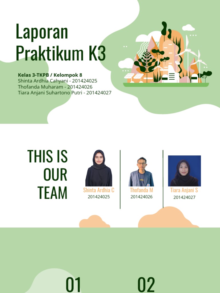Laporan Praktikum K3 - Kelompok 8 - 3a-Tkpb | PDF