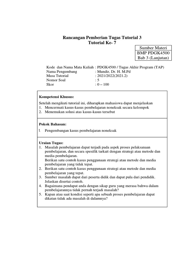 TT3 TAP Pinky Ayu Nadia | PDF