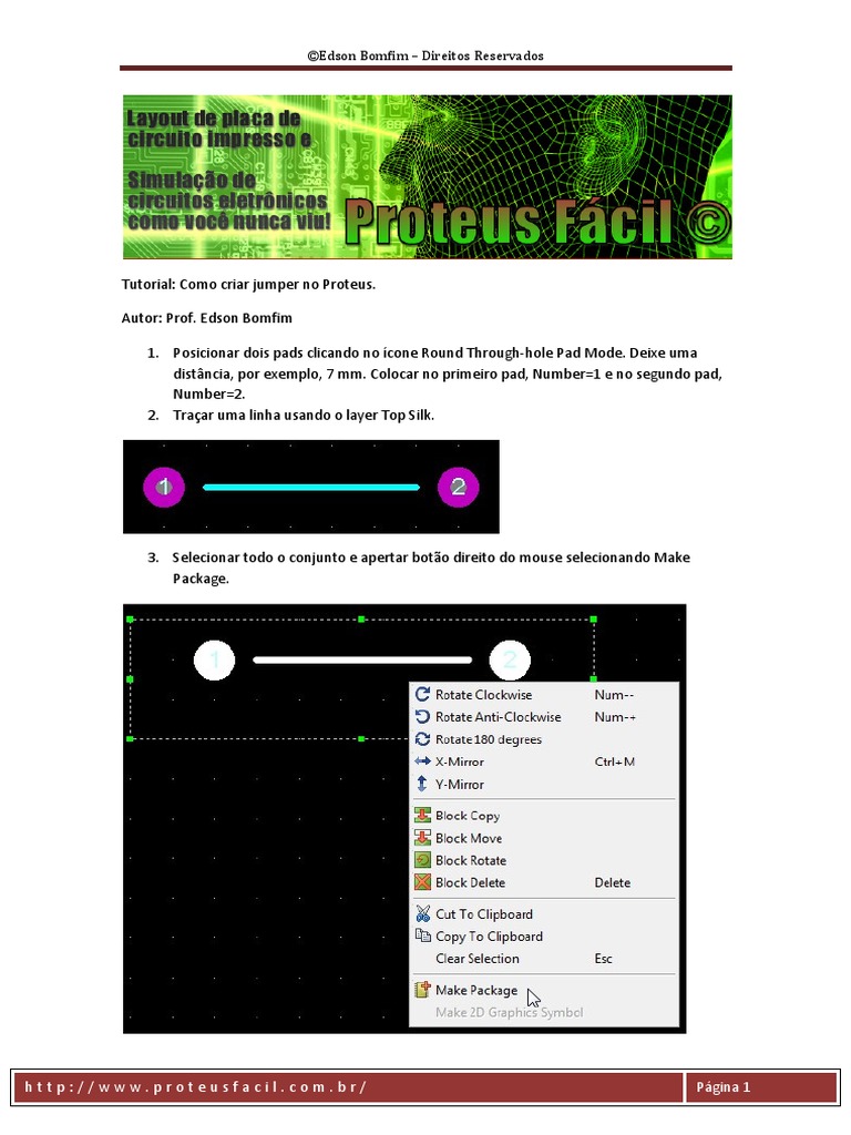 Como Criar Jumper No Proteus | PDF