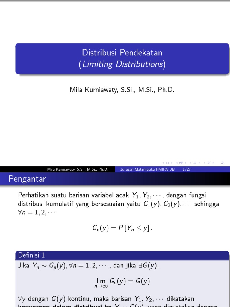 P8 - Distribusi Pendekatan | PDF