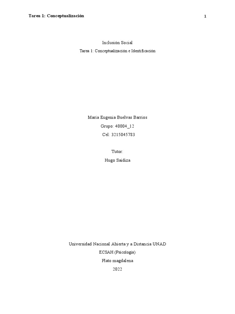 Tarea Anexo 2 Mary | PDF | Desigualdad social | Discriminación y relaciones raciales