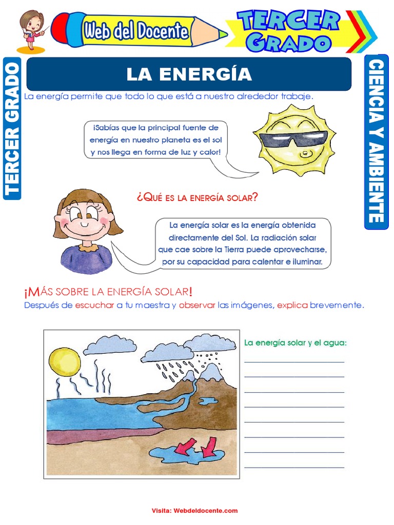 Energía Solar para Niños de Primaria | PDF | Ciencia y matemáticas