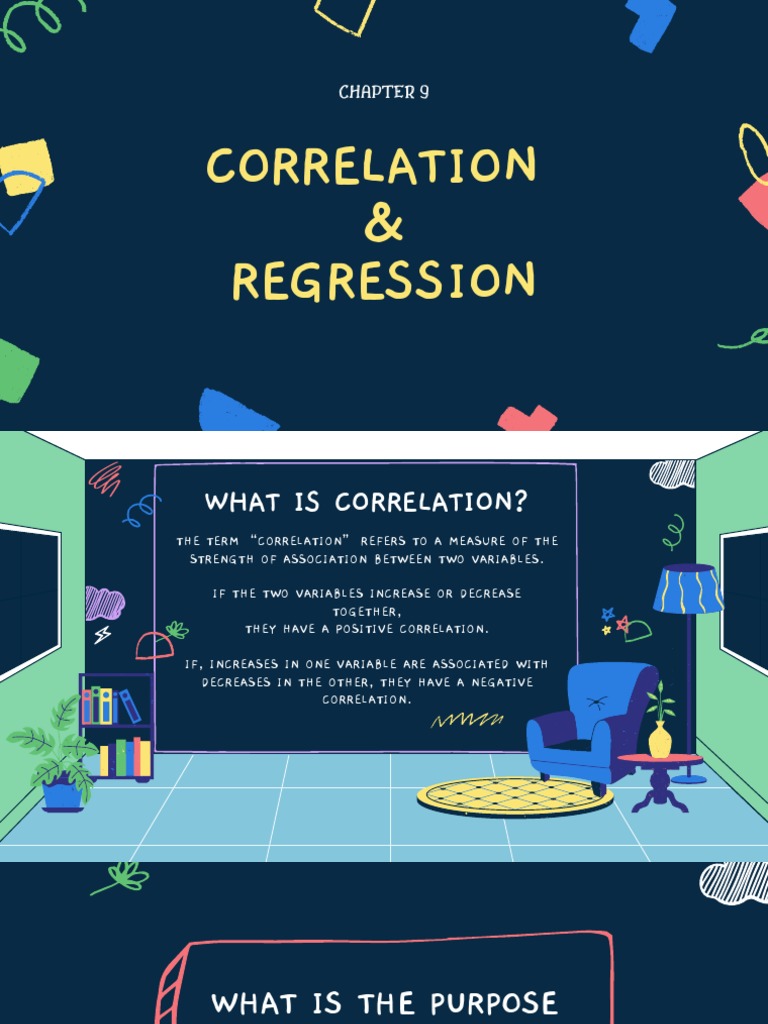 Correlation And Regression Pdf Linear Regression Statistical Analysis 1105