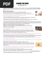 BEHIND THE DUNE Walkthrough 2.35 | PDF | Space Opera | Dune (Franchise)