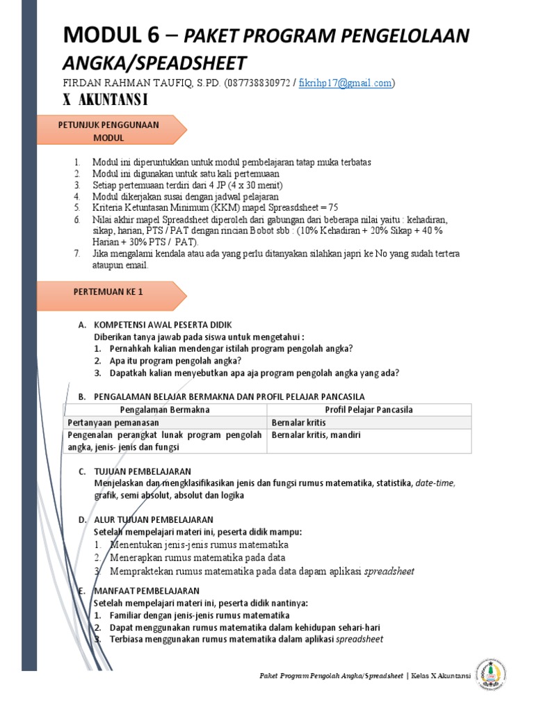 MODUL 6 Desember | PDF